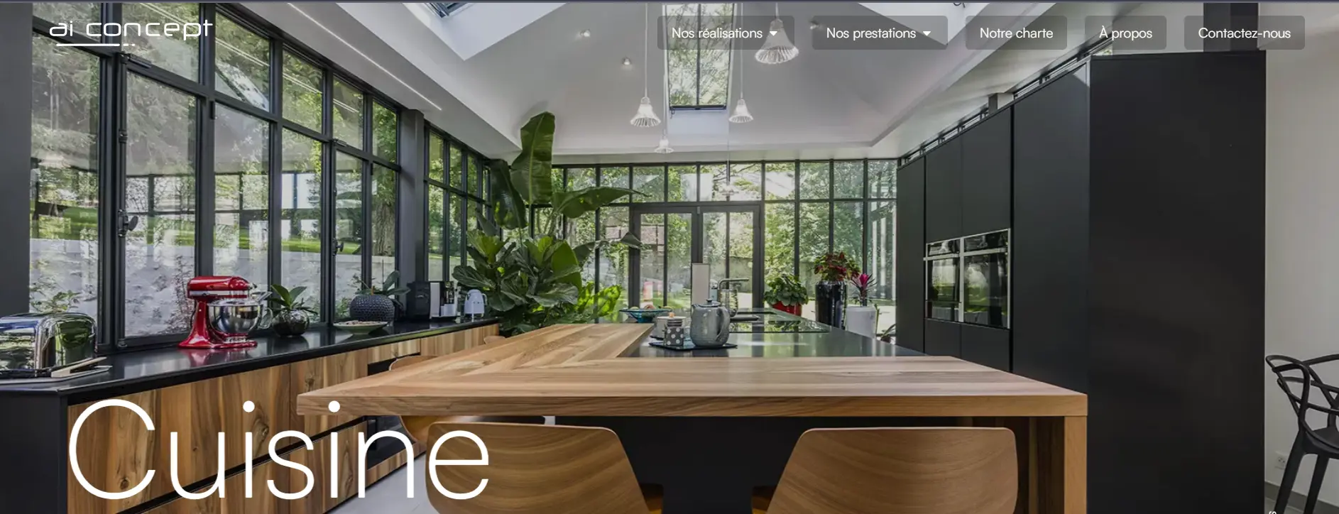 Cuisine haut de gamme 77 AI : Luxe et Technologie Innovante